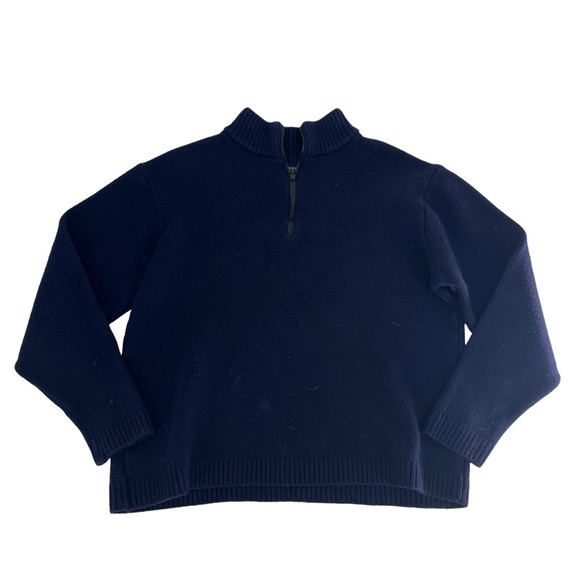 Filson | Sweaters | Vintage Cc Filson Sweater Mens Large Blue Quarter 4 ...